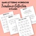 Hand Lettering Workbook Farmhouse Edition, PDF Lettering Workbook, JPEG ...