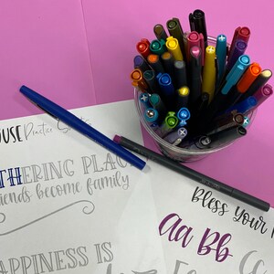 Farmhouse Hand Lettering Practice Workbook – Cursive & Script (PDF/JPEG ...