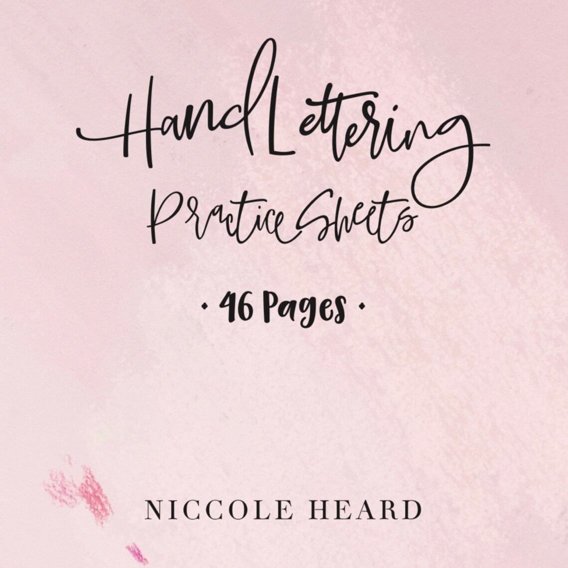 Hand Lettering Practice Workbook, Calligraphy Practice Sheets - Etsy