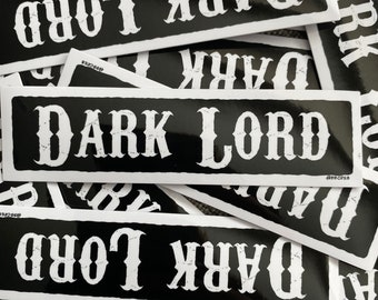 Dark Lord Vinyl Decal - Etsy