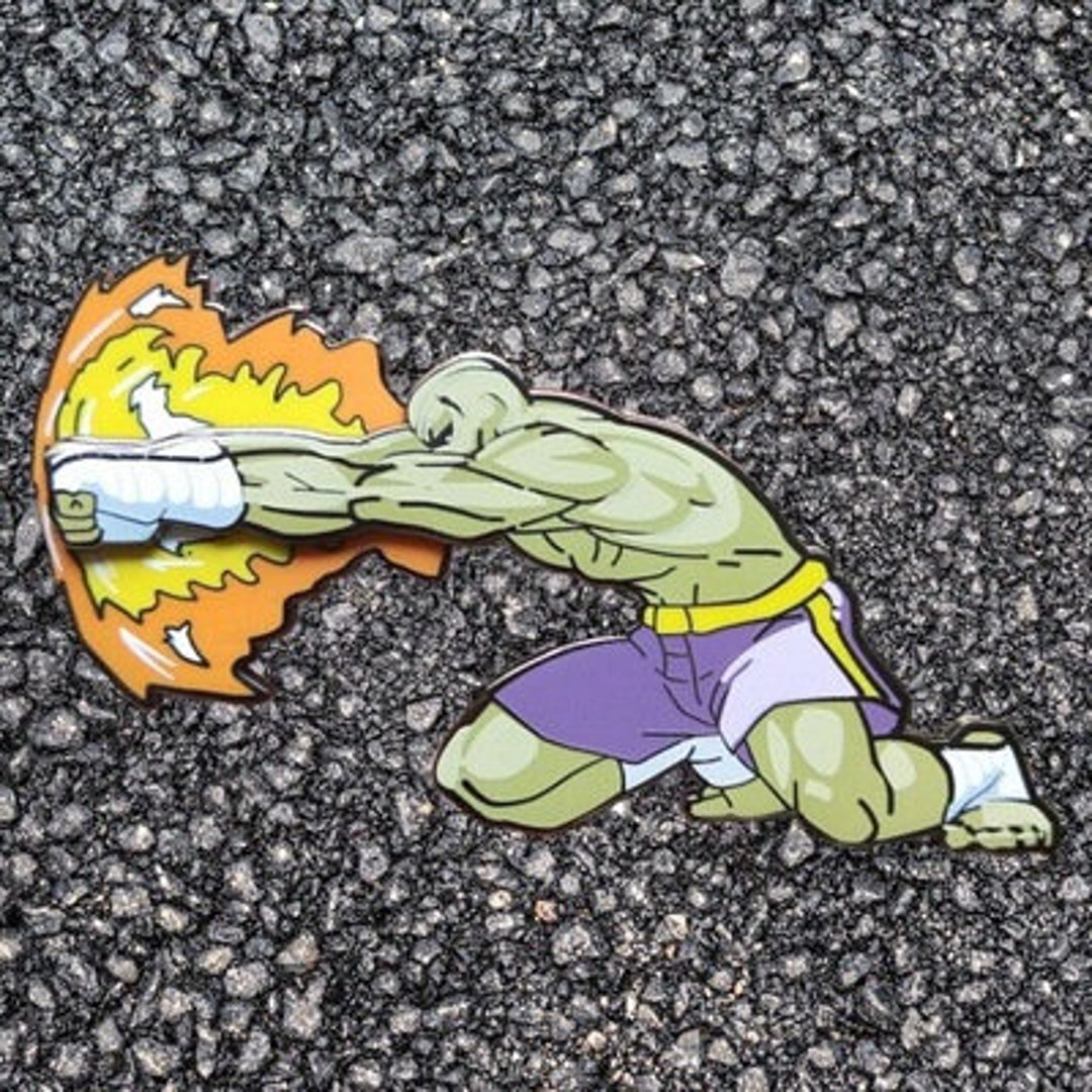 Tiger Punch slider Pin, Street Fighter Pin - Etsy