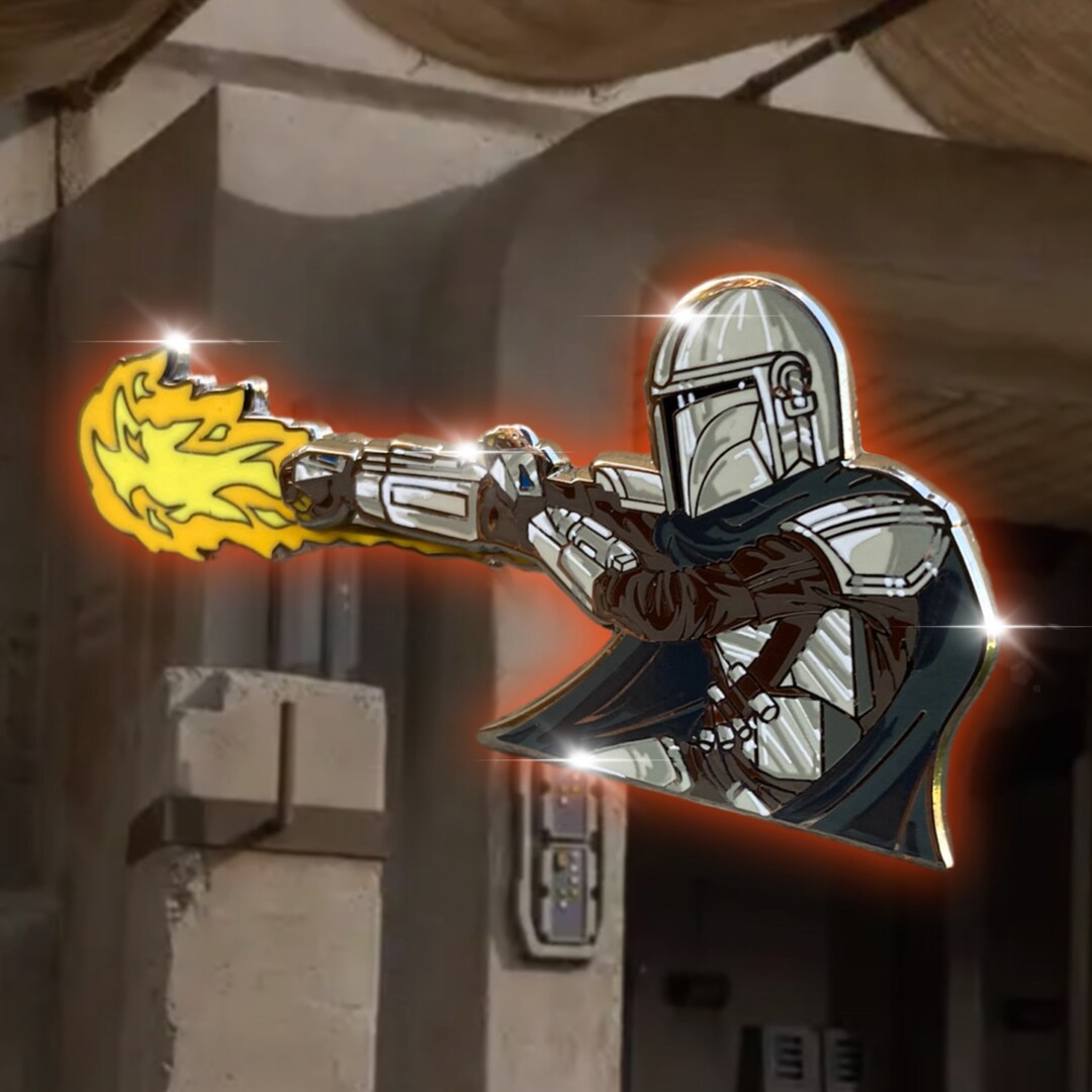 Flamethrower (mandalorian Slider Pin) - Etsy