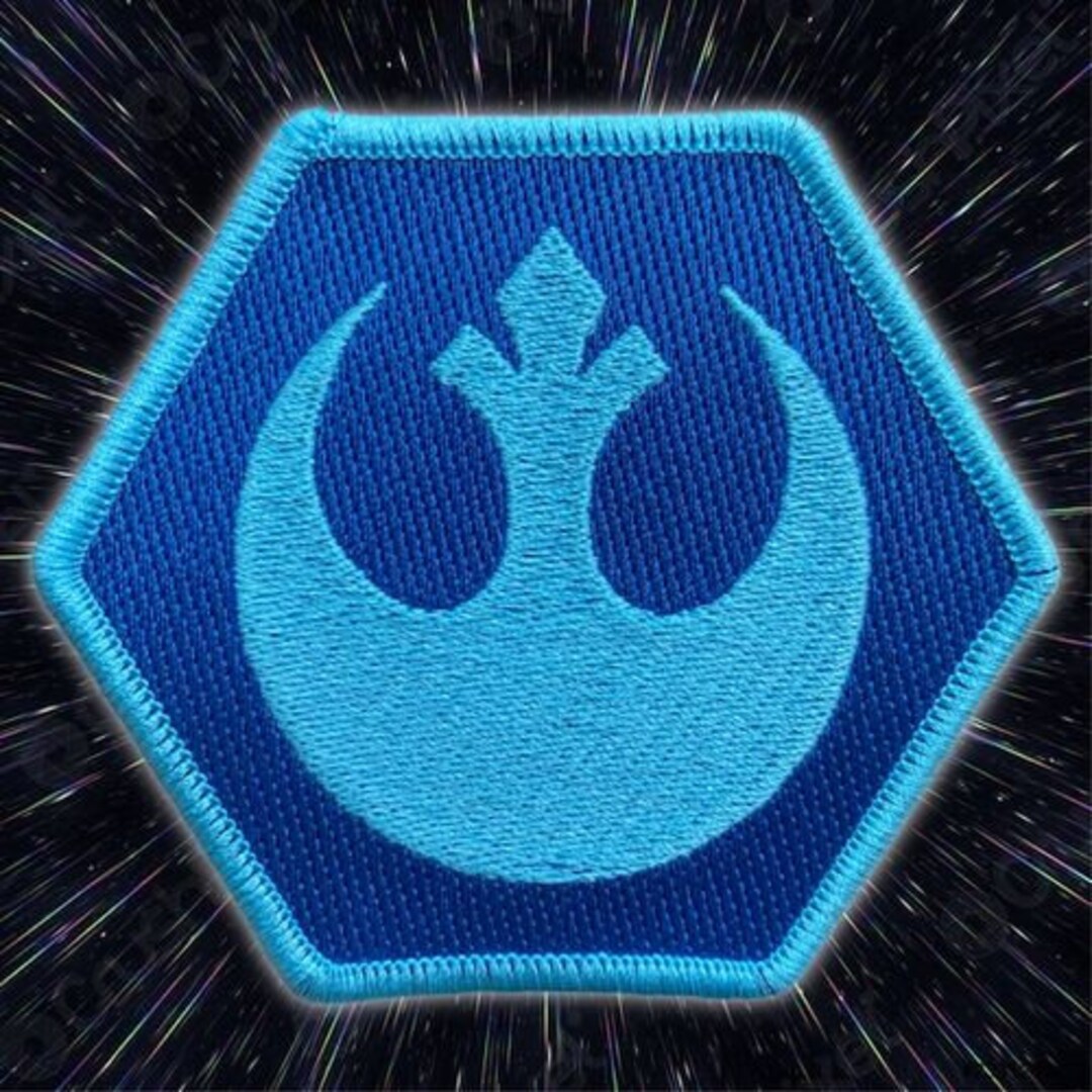 Rebel Alliance Hex Embroidered Hook and Loop Fastening Patch - Etsy