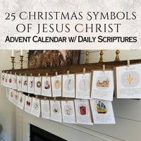 Nativity Advent Calendar Countdown, Christmas Countdown, Christian ...