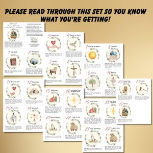 Names of Jesus Advent Calendar: Christian Scripture Art KJV NIV ( 2 ...