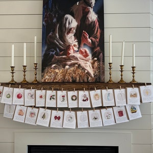 Christmas Symbols of Jesus Advent Calendar With Daily Scriptures (PDF ...