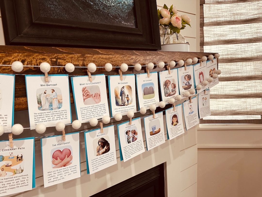 Baptism Advent Calendar: 21-day Prep, LDS Teachings - Etsy