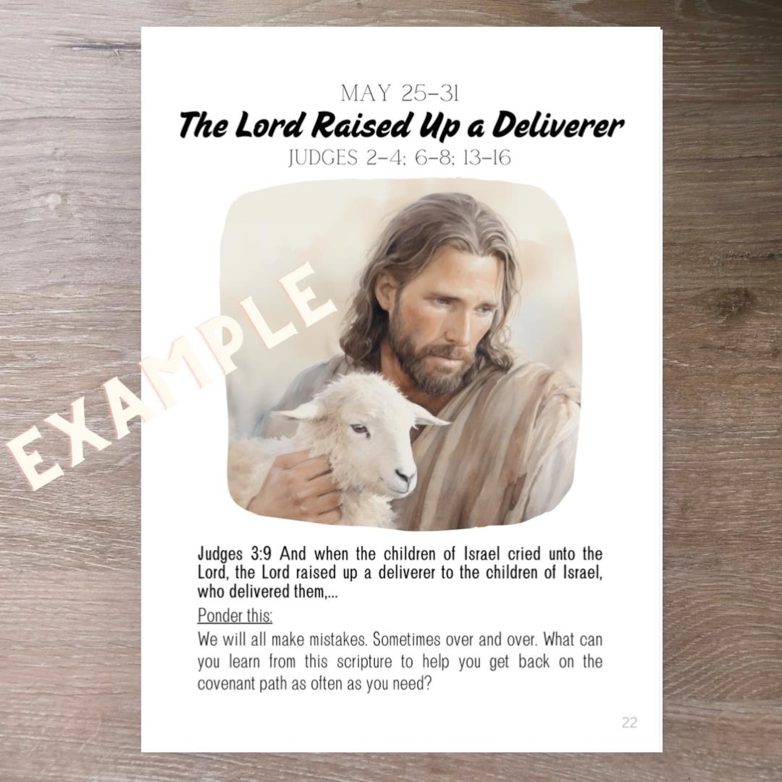 2026 Old Testament Cards: Come Follow Me Lesson Help - Etsy