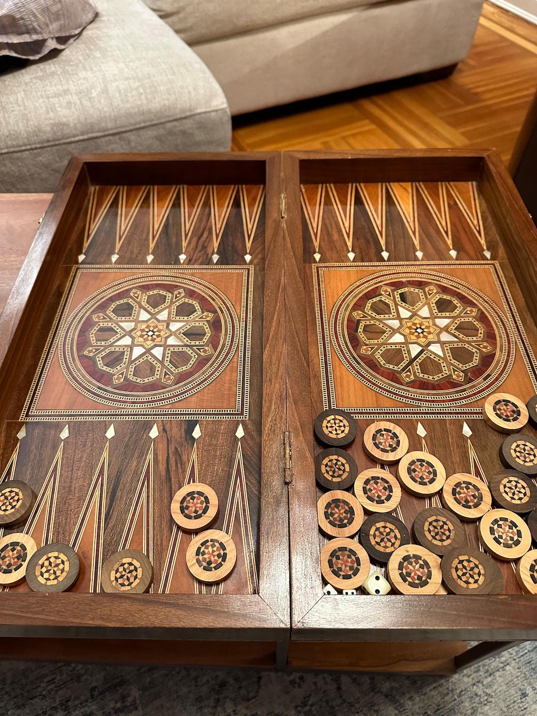 Middle Eastern Backgammon Set - Etsy