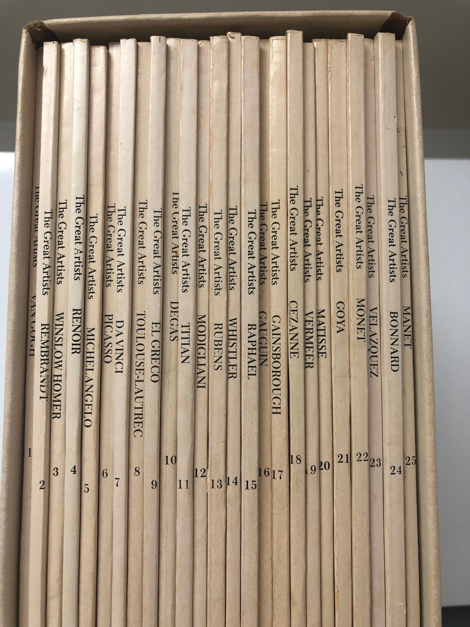 The Great Artists Complete 25 Book Set by Funk & Wagnall 1978 - Etsy