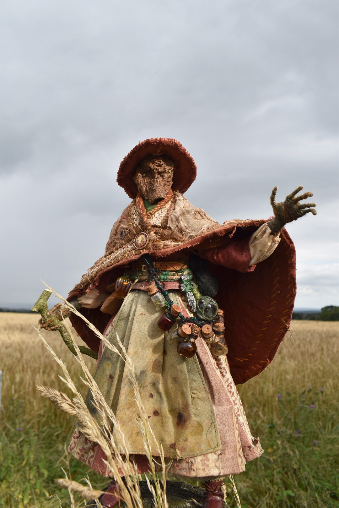 Old Mother Withersole the Cunning Woman - OOAK Witch Folklore Art Doll ...