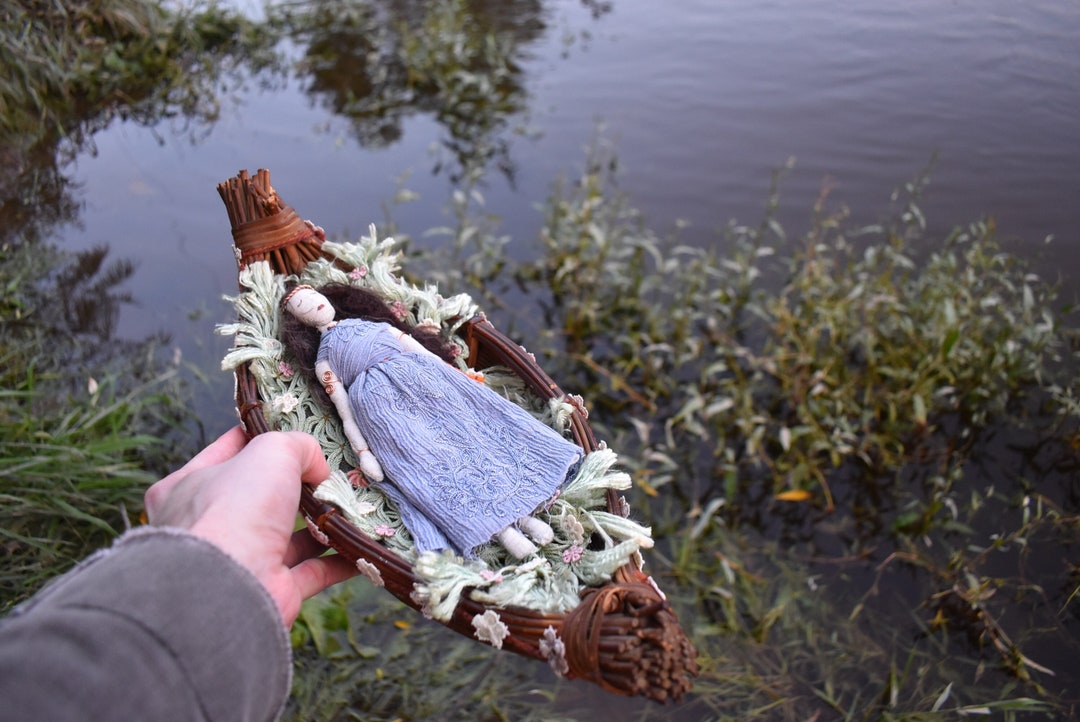 Sabrina Goddess of the River Severn - OOAK Pagan Votive Art Doll in ...
