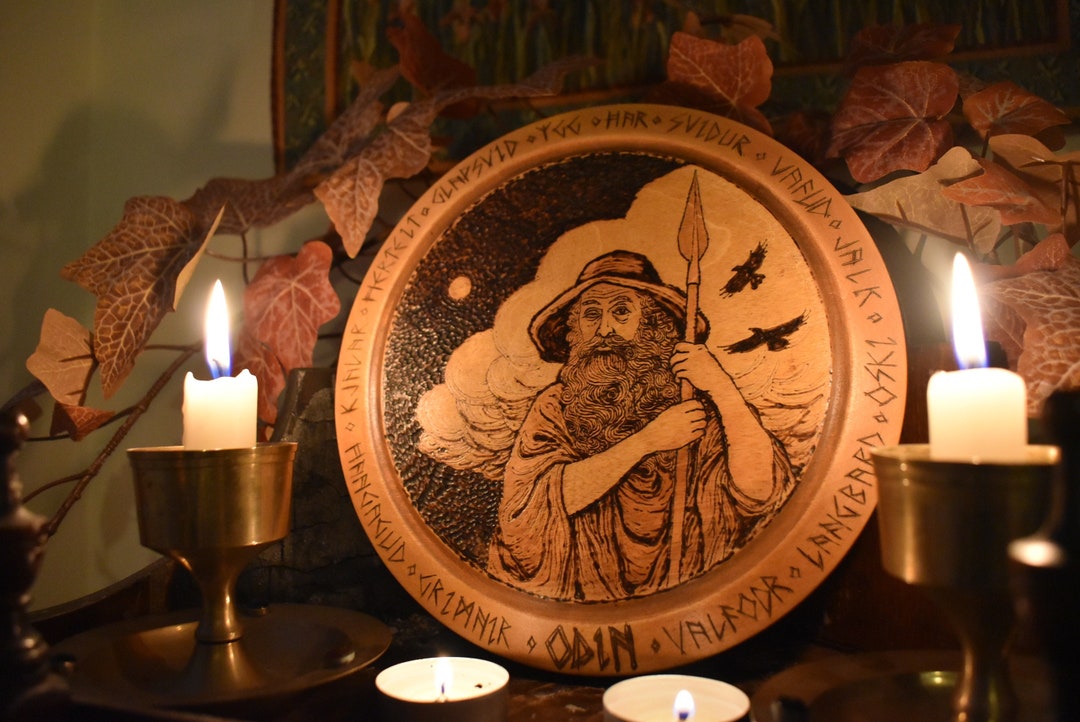 Odin the Wanderer - Heathen Norse God, Mysterious and Ancient Allfather ...