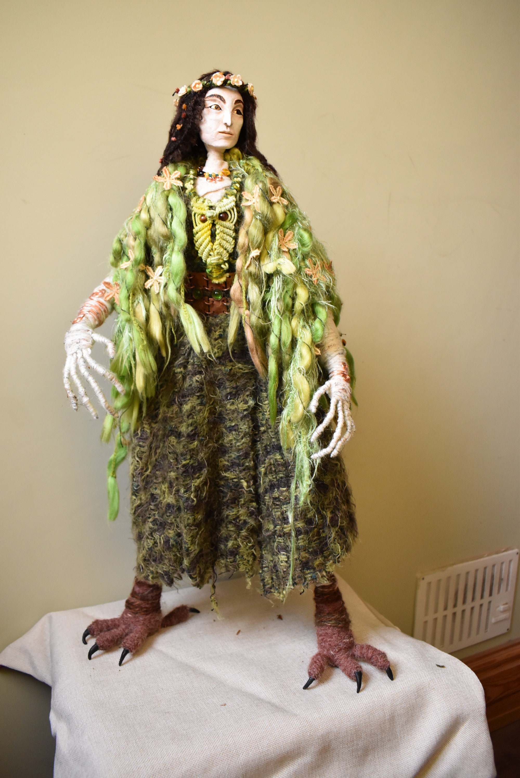 The Lady of the Wood Blodeuwedd OOAK Welsh Mythology, Folklore Inspired ...