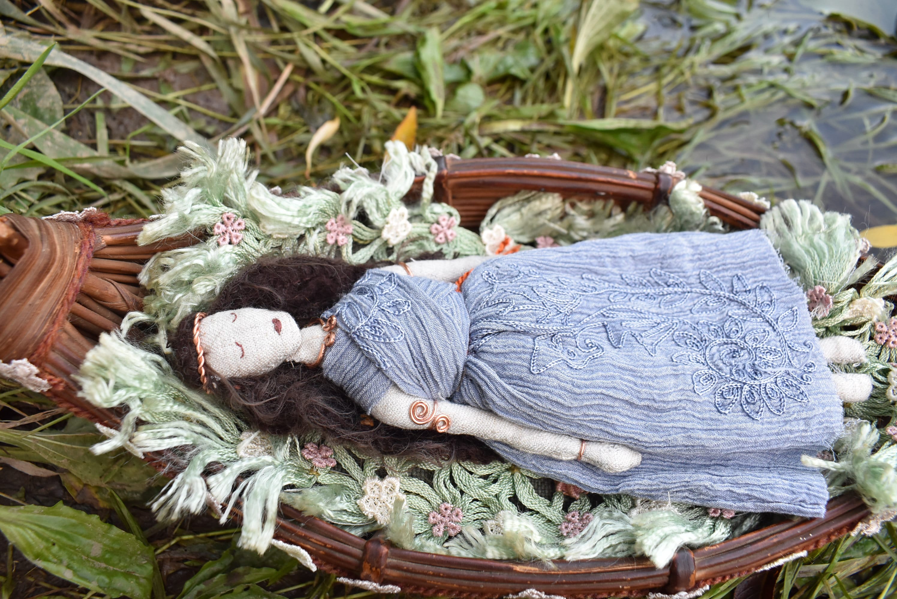 Sabrina Goddess of the River Severn OOAK Pagan Votive Art - Etsy