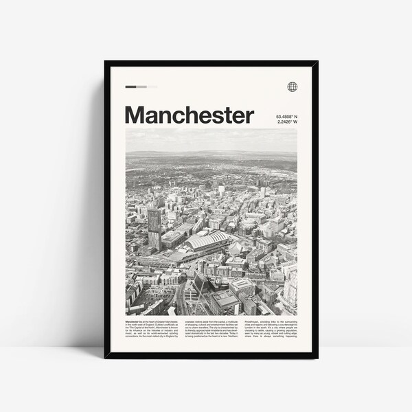 Manchester Print - Etsy UK