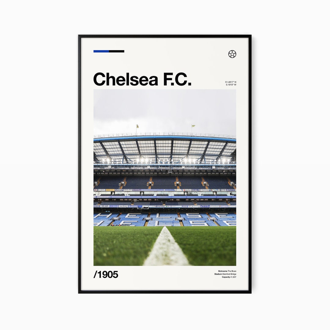 Chelsea F.C. Poster Print - Stamford Bridge Stadium - Football Poster ...