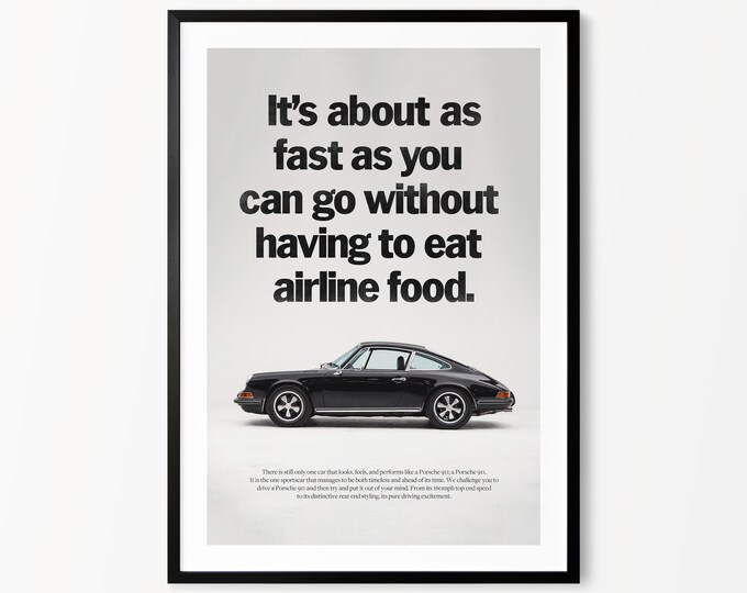 Porsche 911 "it's About as Fast as You Can Go Without Having to Eat ...