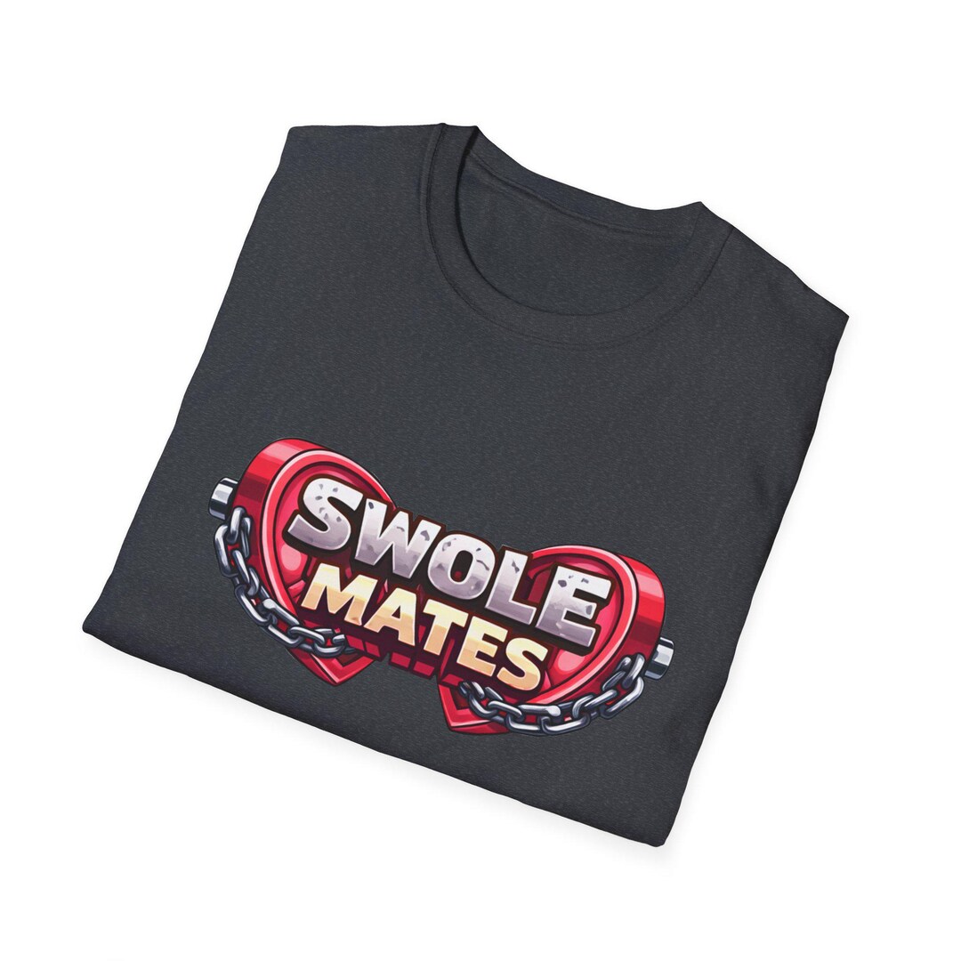 Swole Mates Couples Gym Valentine T-shirt | Gym Humor - Etsy