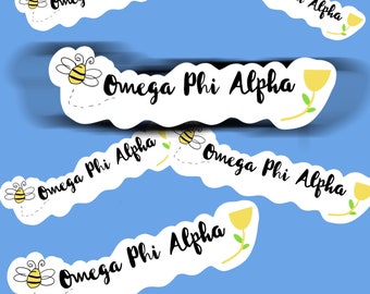 Alpha Phi Omega Sticker | Etsy