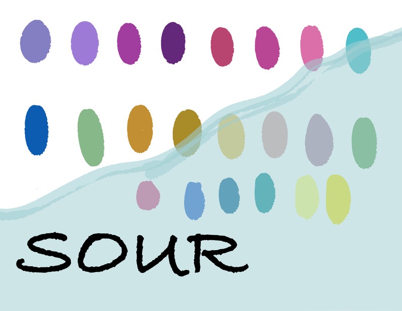 SOUR Color Palette - Etsy