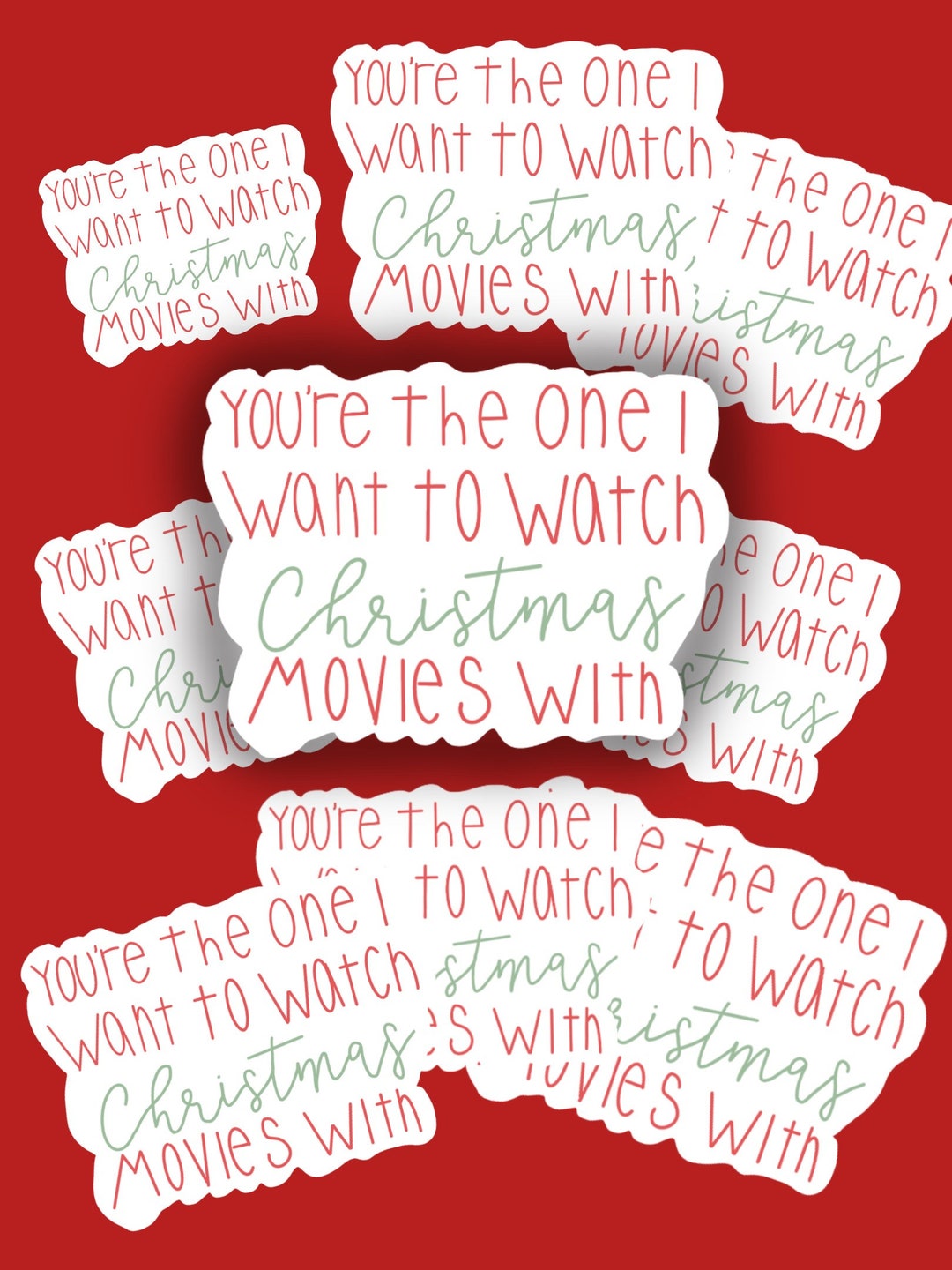 Christmas Movie Sticker - Etsy