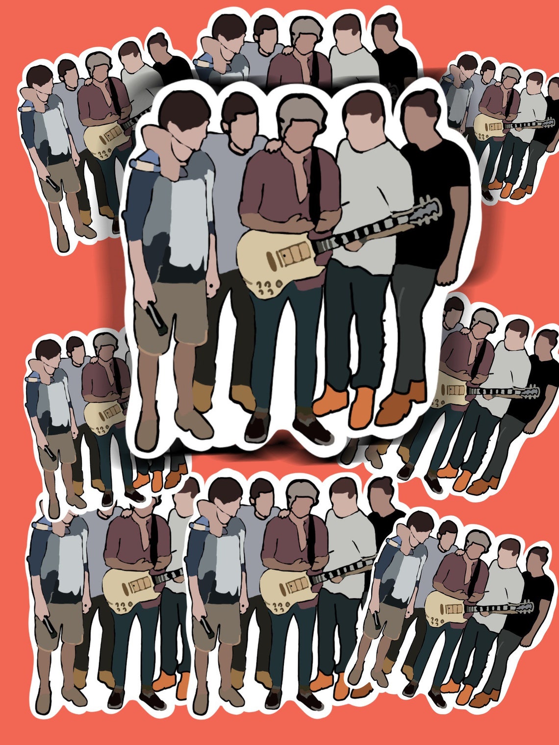 One Direction Sticker - Etsy