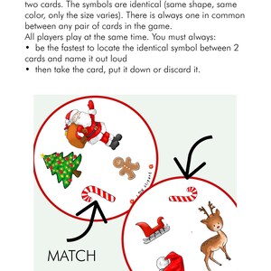 Spot It Style CHRISTMAS Game Level EASY | Dobble Style Fun Learning ...