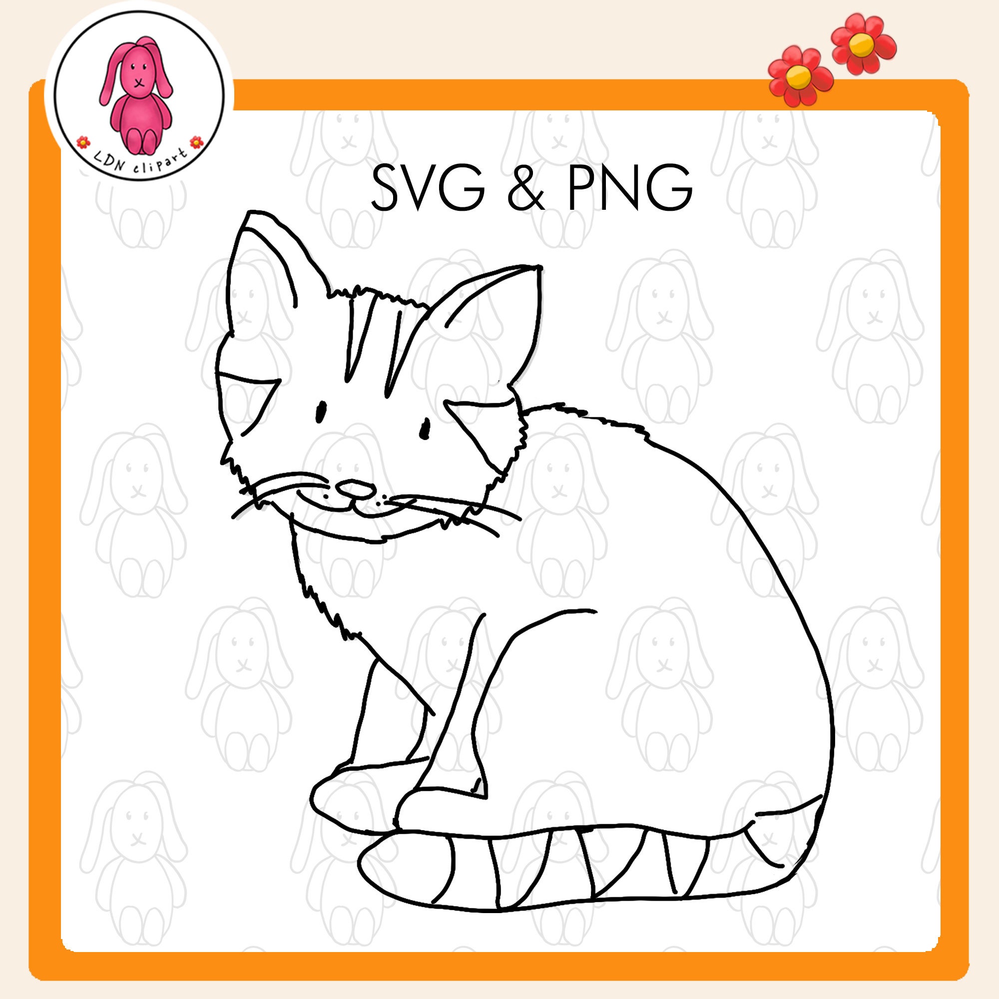 KITTEN Clip Art | a Cute Cat or Sweet Kitty Gift, Create Your Own With ...