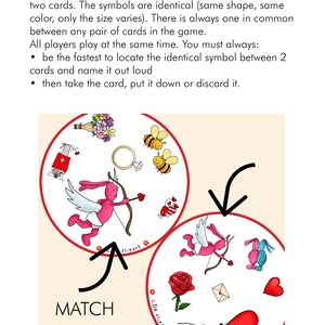 SPOT It Style VALENTINE'S DAY Game, Play and Learn the Words of 14 ...