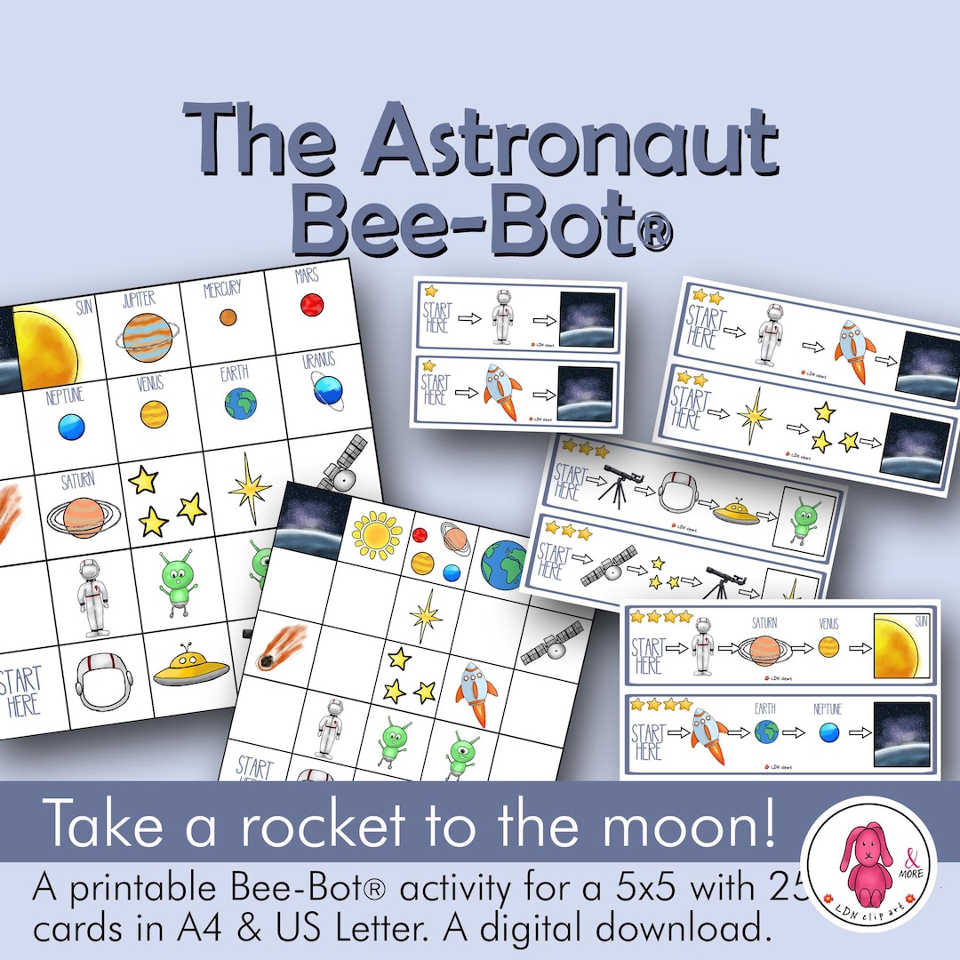 BEEBOT ® Mat ASTRONAUT Activity: Rocket to SPACE With the Bee Bot ...