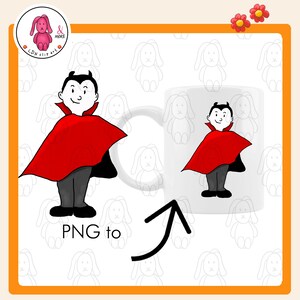 VAMPIRE HALLOWEEN Clip Art | a Cute Scary Gift, Create Your Own With ...