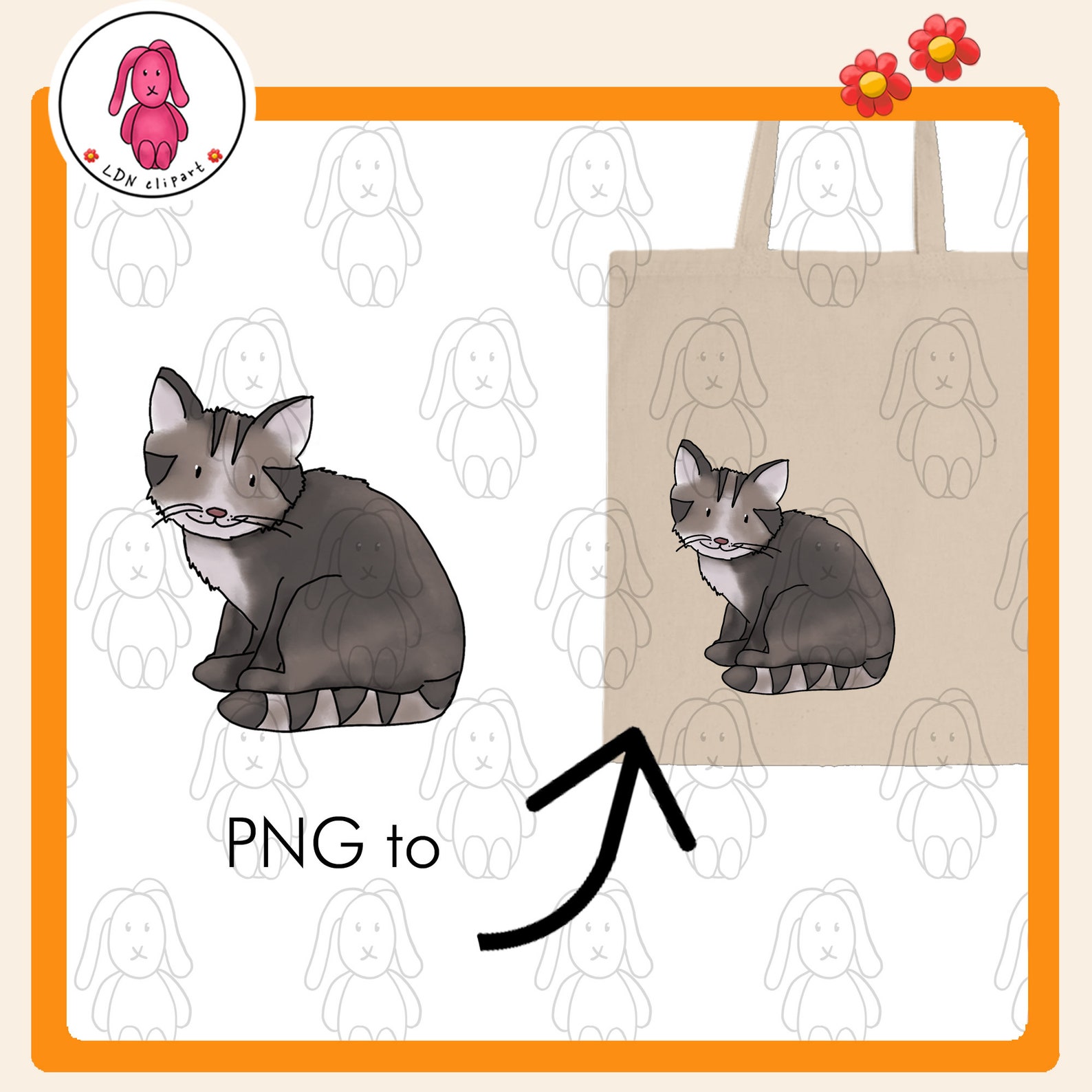 KITTEN Clip Art | a Cute Cat or Sweet Kitty Gift, Create Your Own With ...