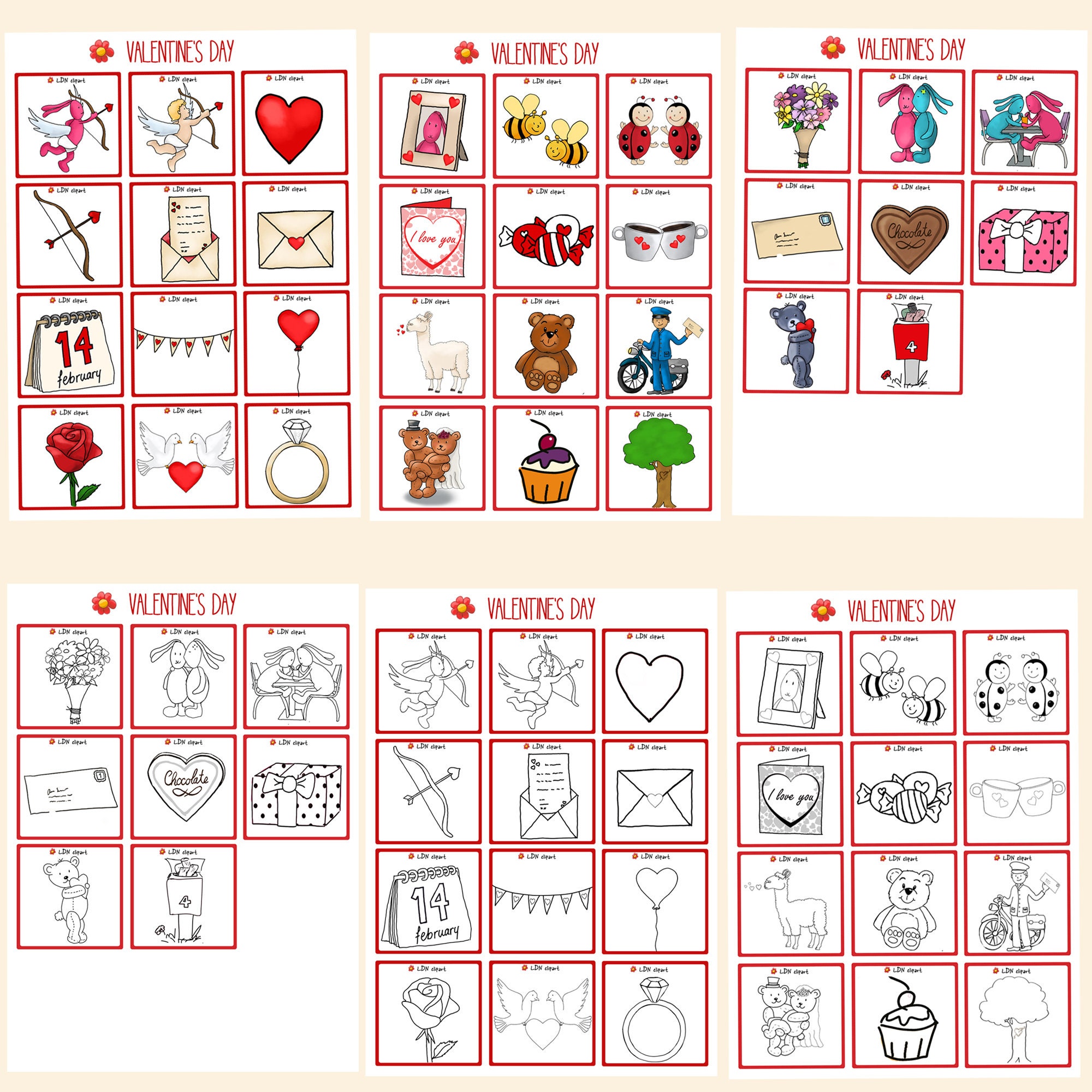 Flash Cards VALENTINES DAY • Printable Memory Board Game • SLP ...