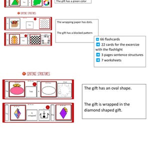 Learn Shapes Colors and Patterns CHRISTMAS, Incl. Worksheets & Flash ...