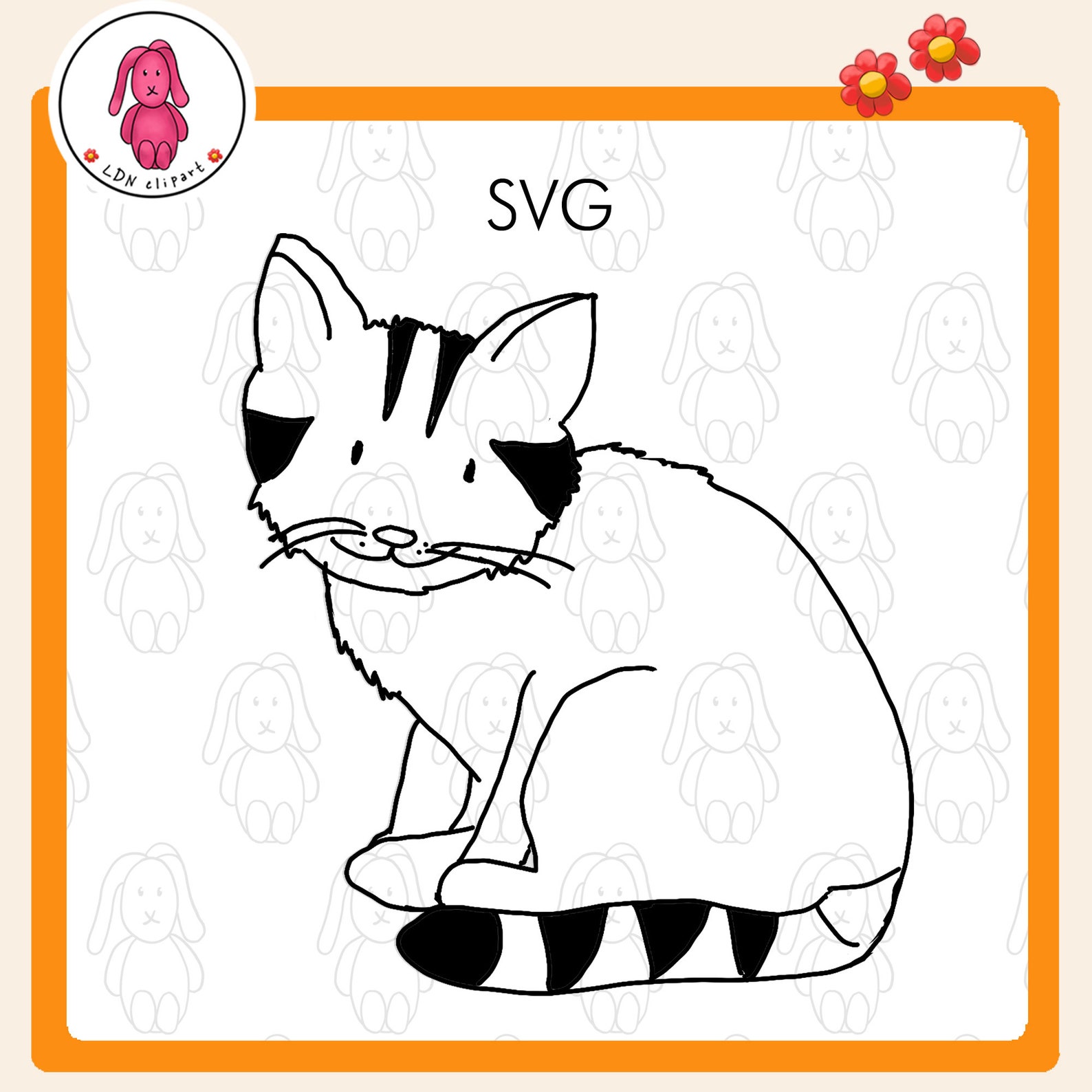KITTEN Clip Art | a Cute Cat or Sweet Kitty Gift, Create Your Own With ...