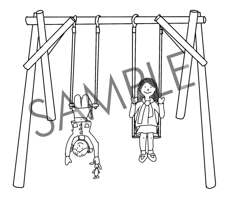 PLAYGROUND Clip Art Create Your Own Schoolyard 300 Dpi - Etsy