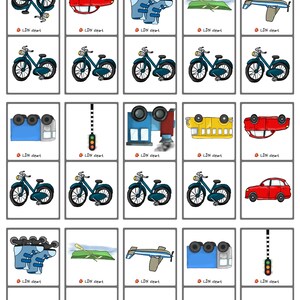 Domino TRAFFIC Game, a Fun Learning Activity | for SLP, Preschool ...