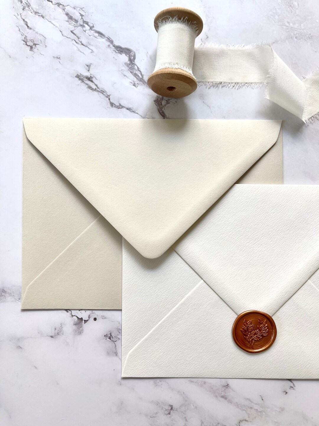 Ivory Silk Envelopes, Mist Envelopes, C6, C5 or 5x7 133x184mm ...
