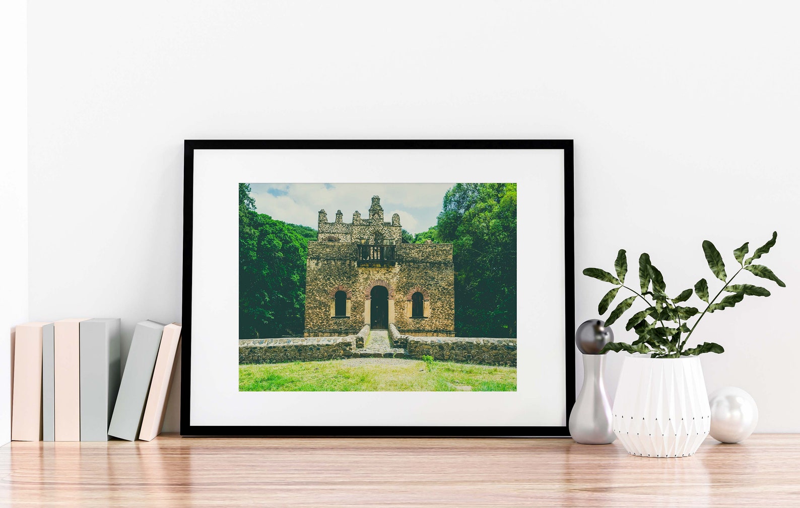 Fasilides Bath Printable Art | East African Art | Africa Travel Poster ...