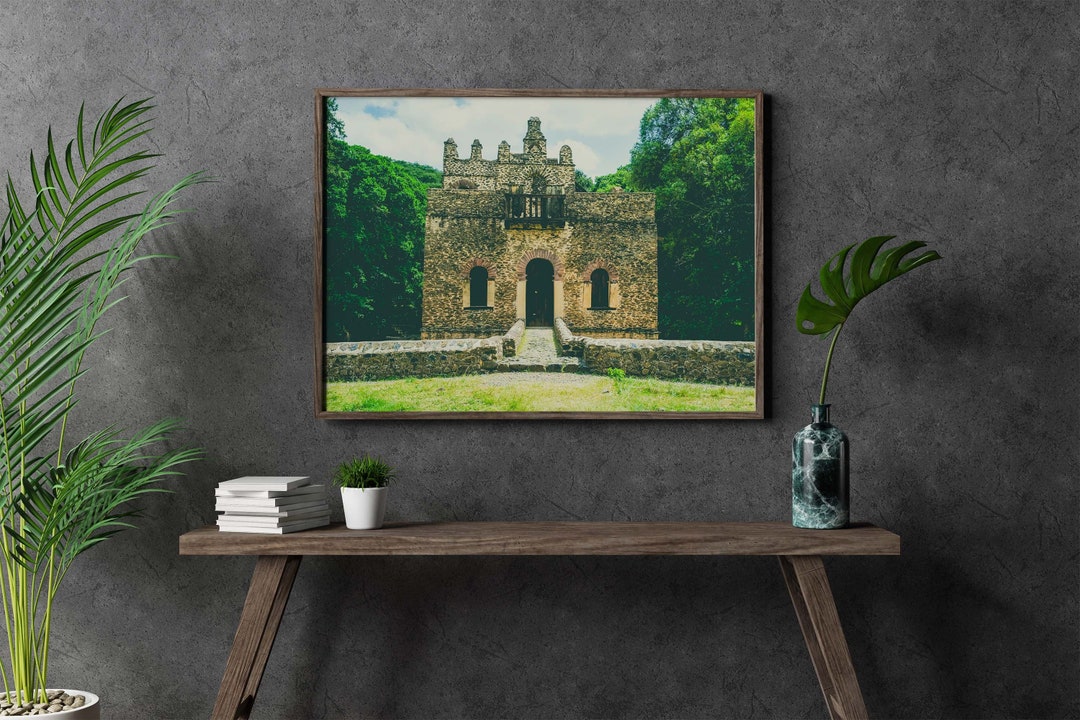 Fasilides Bath Printable Art | East African Art | Africa Travel Poster ...