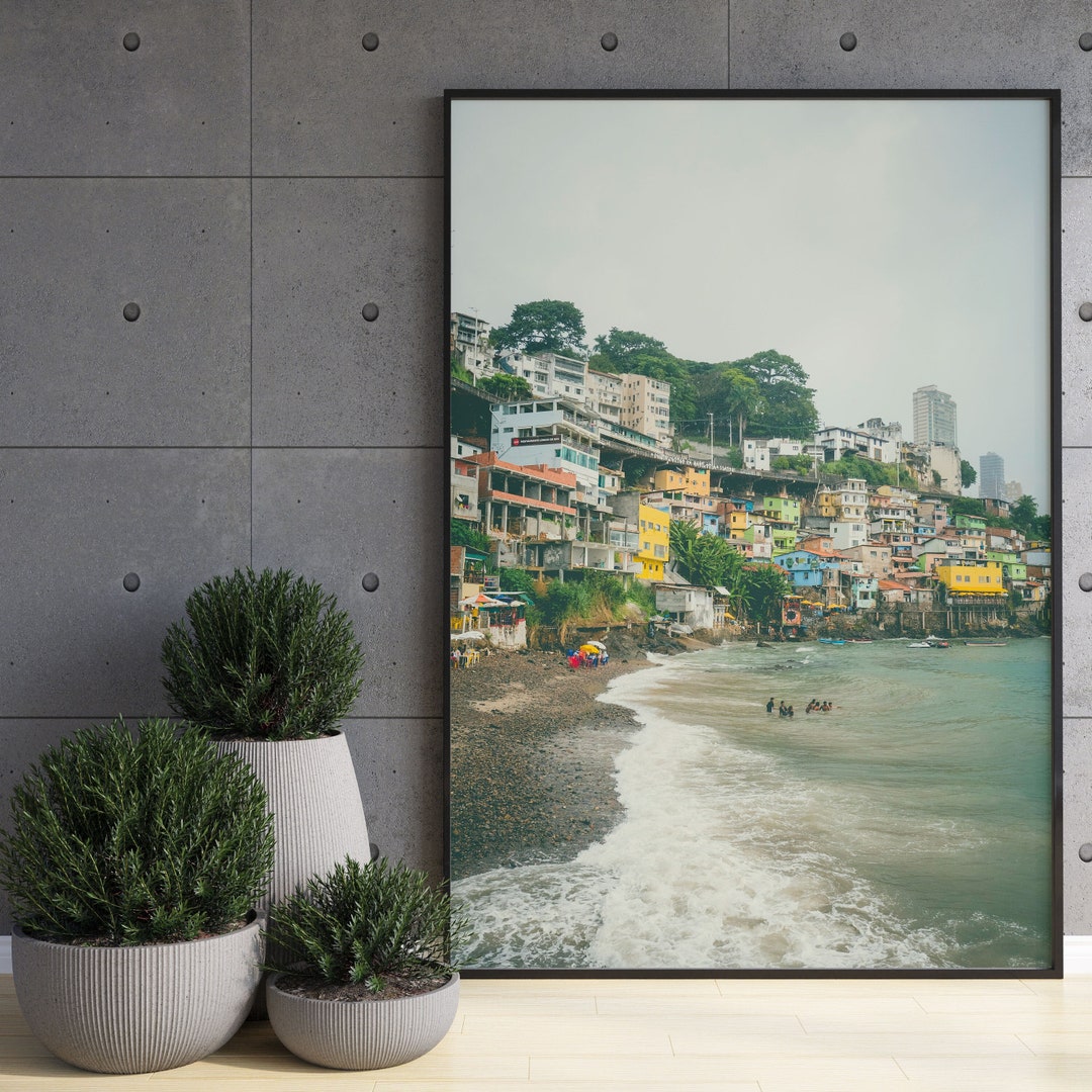 Praia Do MAM Digital Art | Salvador Print | Brazil Digital Art | Bahia ...