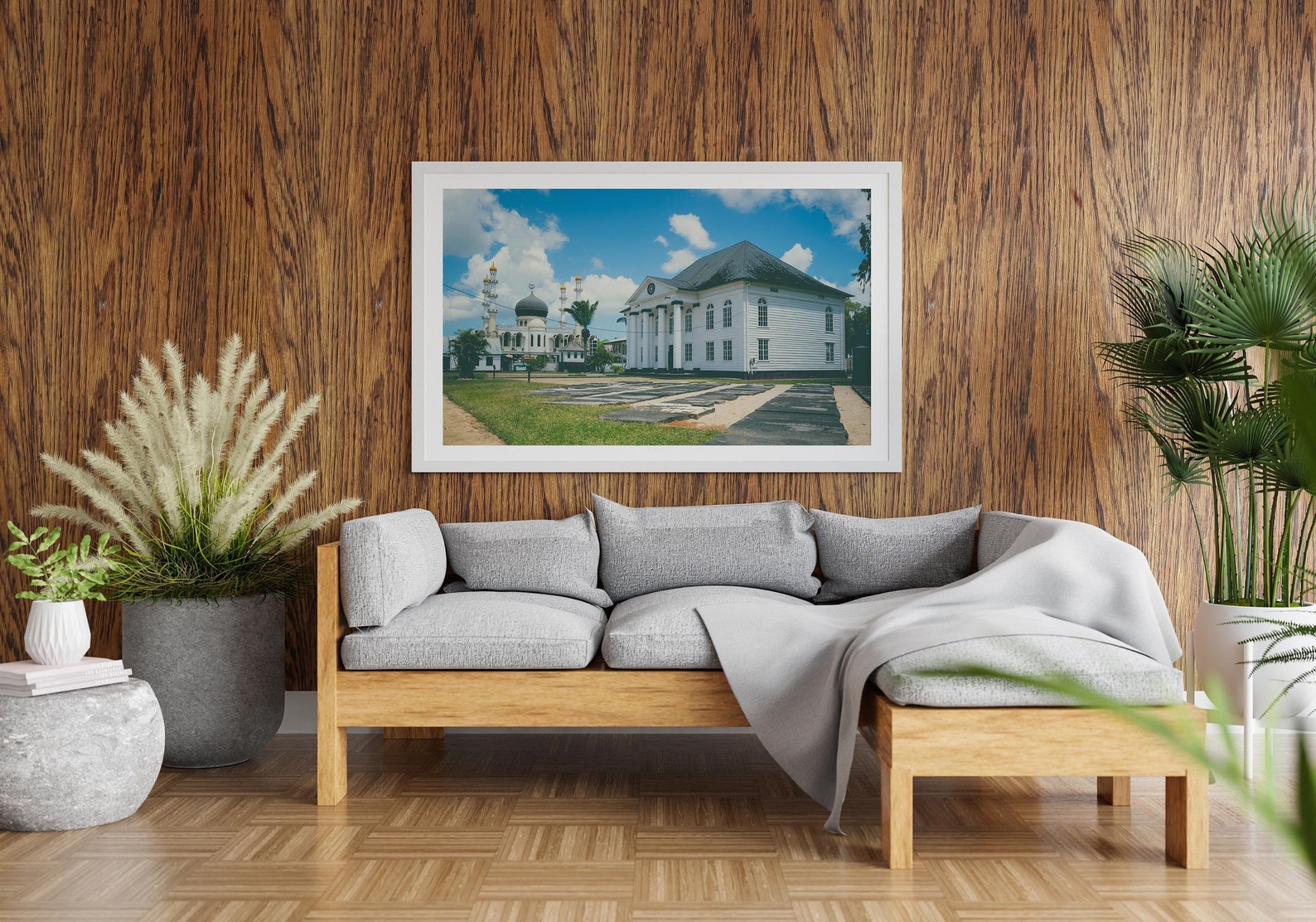 Mosque and Synagogue | Suriname Printable Art | Paramaribo | Suriname ...