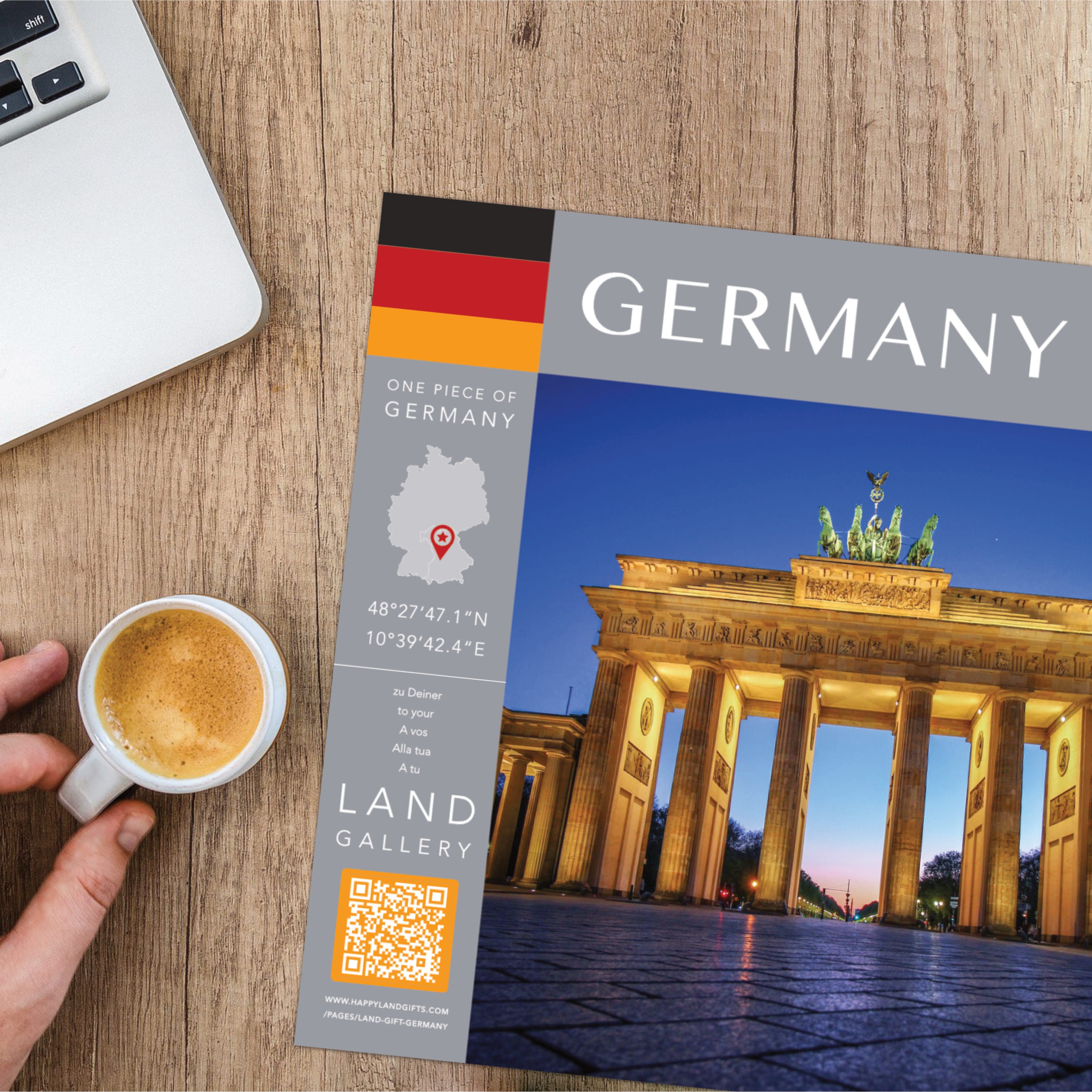 Real Property in Germany as a Unique Gift for Germany Fans Personalised ...