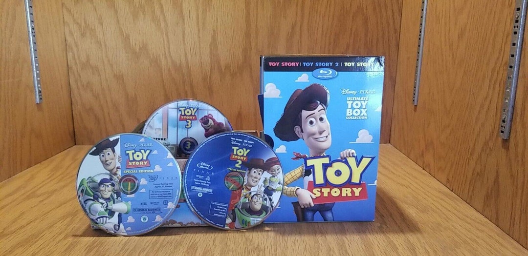 Toy Story Trilogy Ultimate Box Collection Blu-ray DVD Digital Copy 10 ...