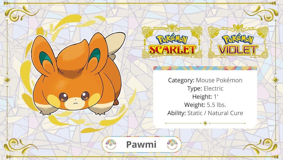 Pawmi Pokemon Coloring Page Digital Download - Etsy Denmark