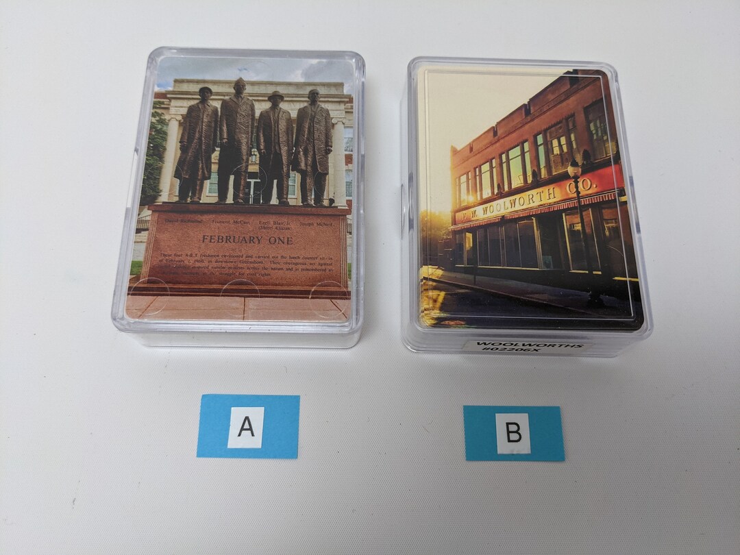 DECK of PLAYING CARDS Woolworth's Building Greensboro - Etsy