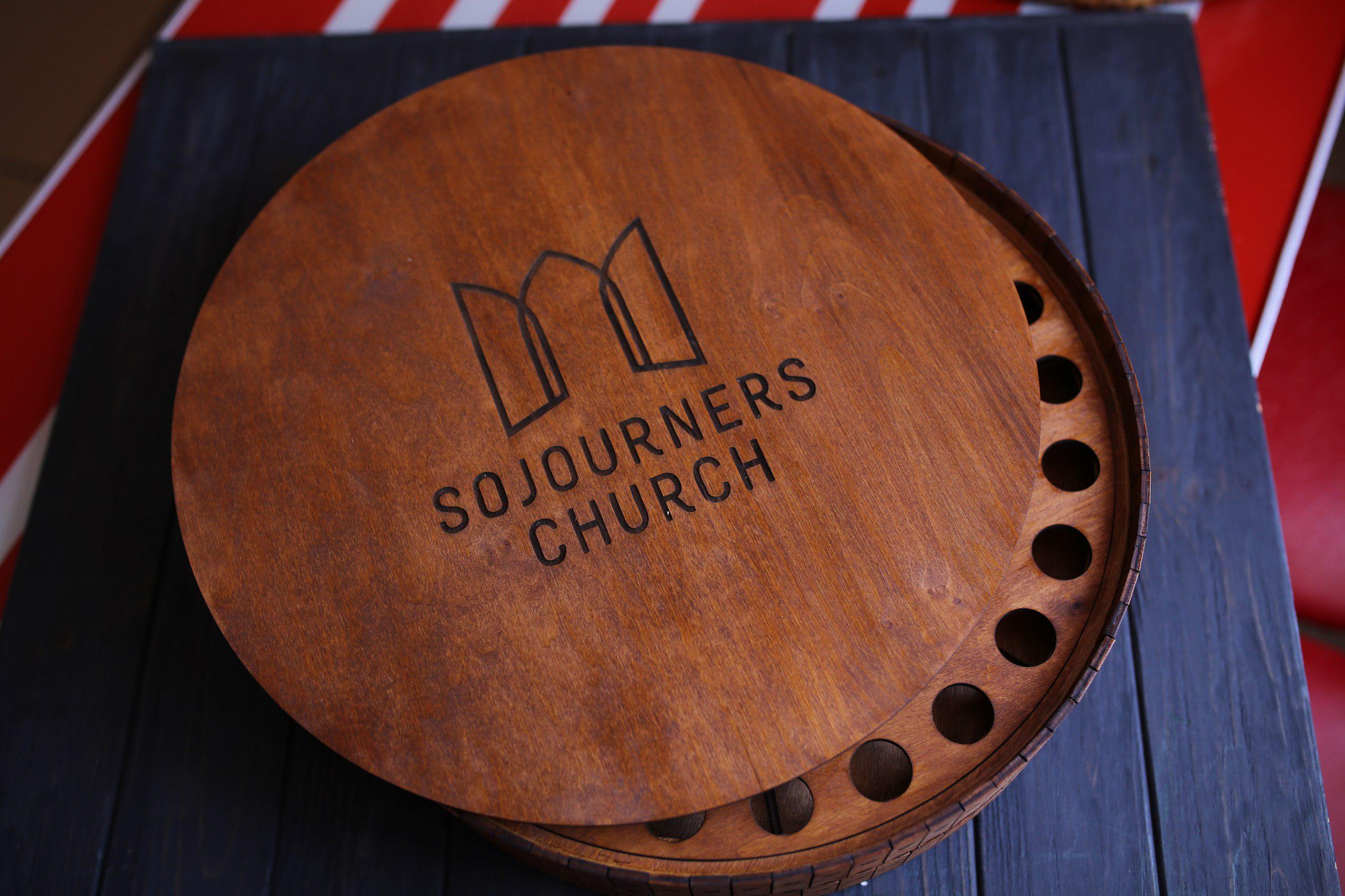 Communion Tray for the Lord's Supper – Stackable Wooden Tray With Lid ...
