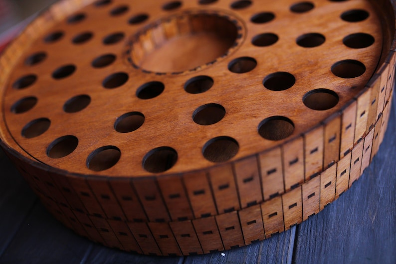Communion Tray for the Lord's Supper – Stackable Wooden Tray With Lid ...