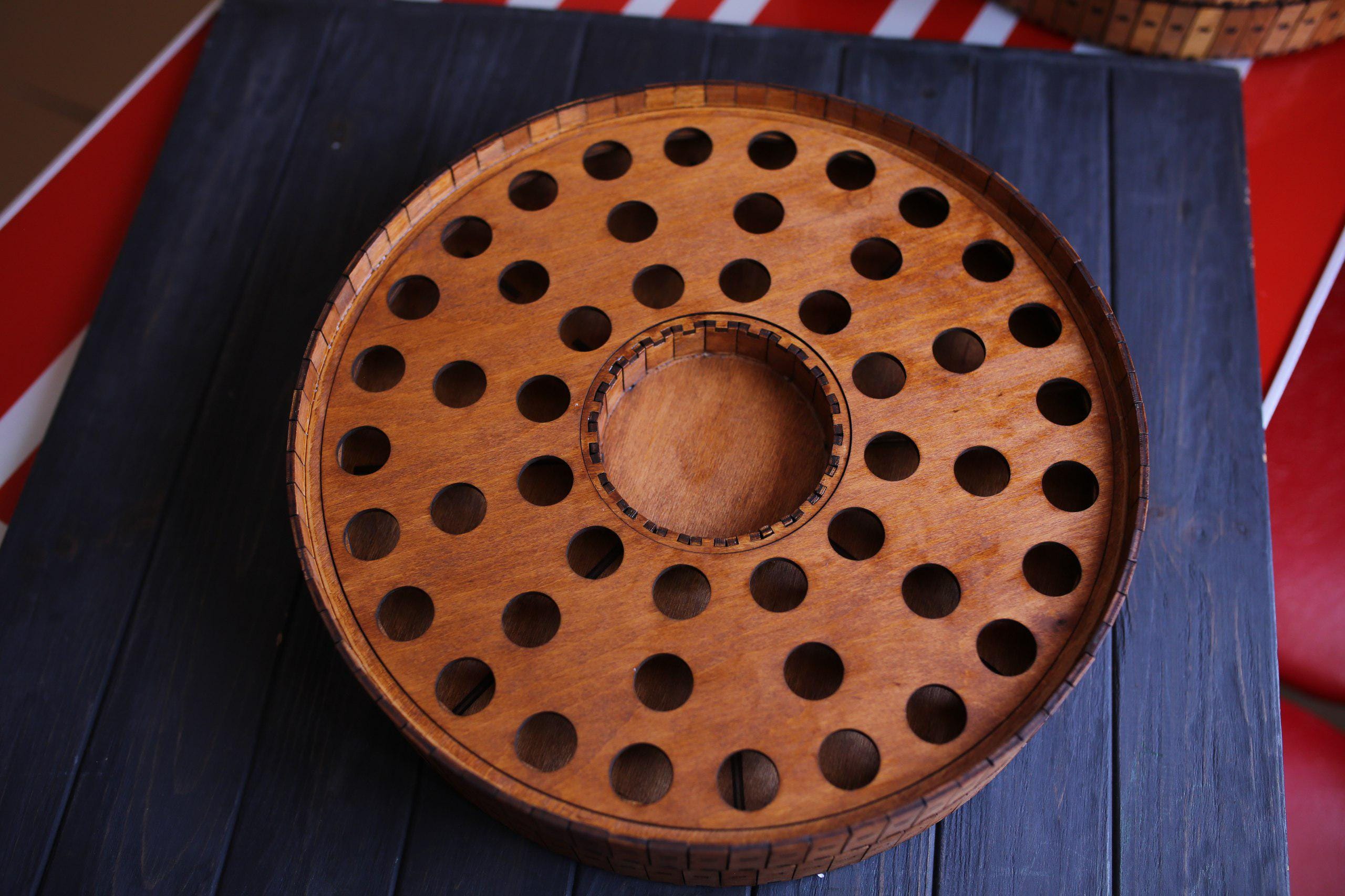 Communion Tray for the Lord's Supper – Stackable Wooden Tray With Lid ...